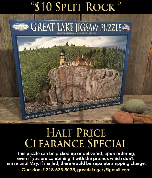 Split Rock Lighthouse 500-Pc. Jigsaw Puzzle – Great Lake's Gifts & Gallery